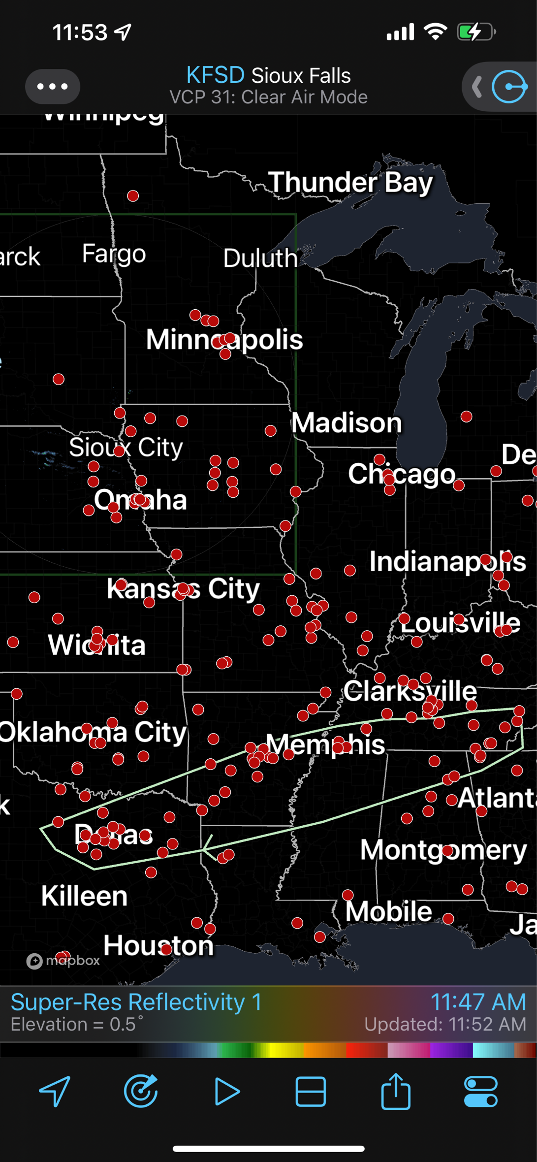 Spotter Locations – RadarScope