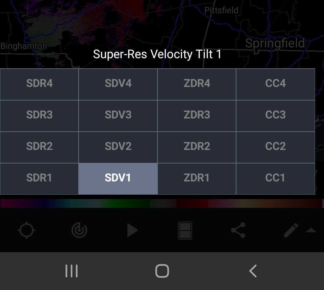 Shortcuts – RadarScope